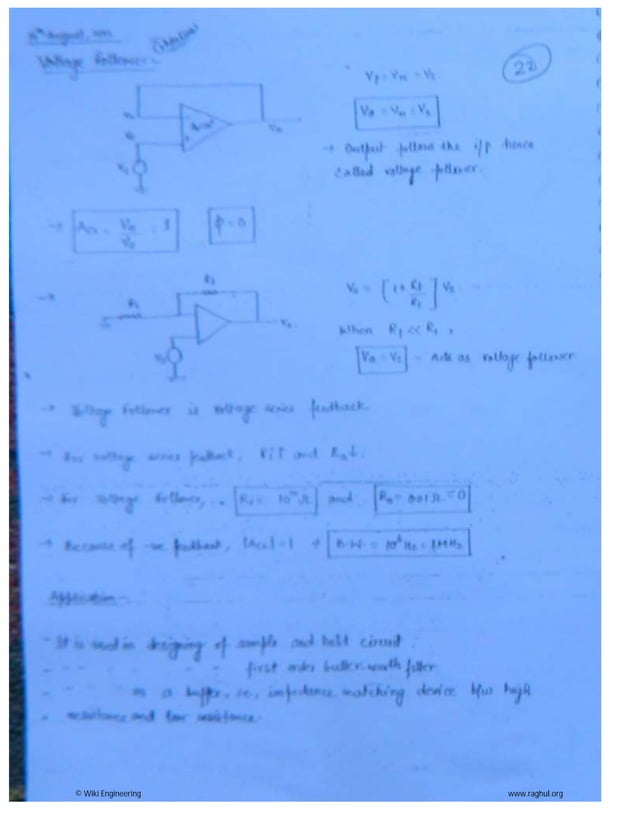 Analog electronics made easy hand written notes Gate ECE | PDF