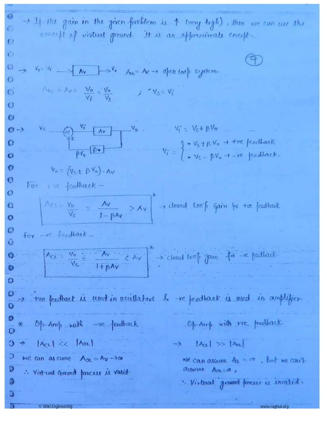 Analog electronics made easy hand written notes Gate ECE | PDF