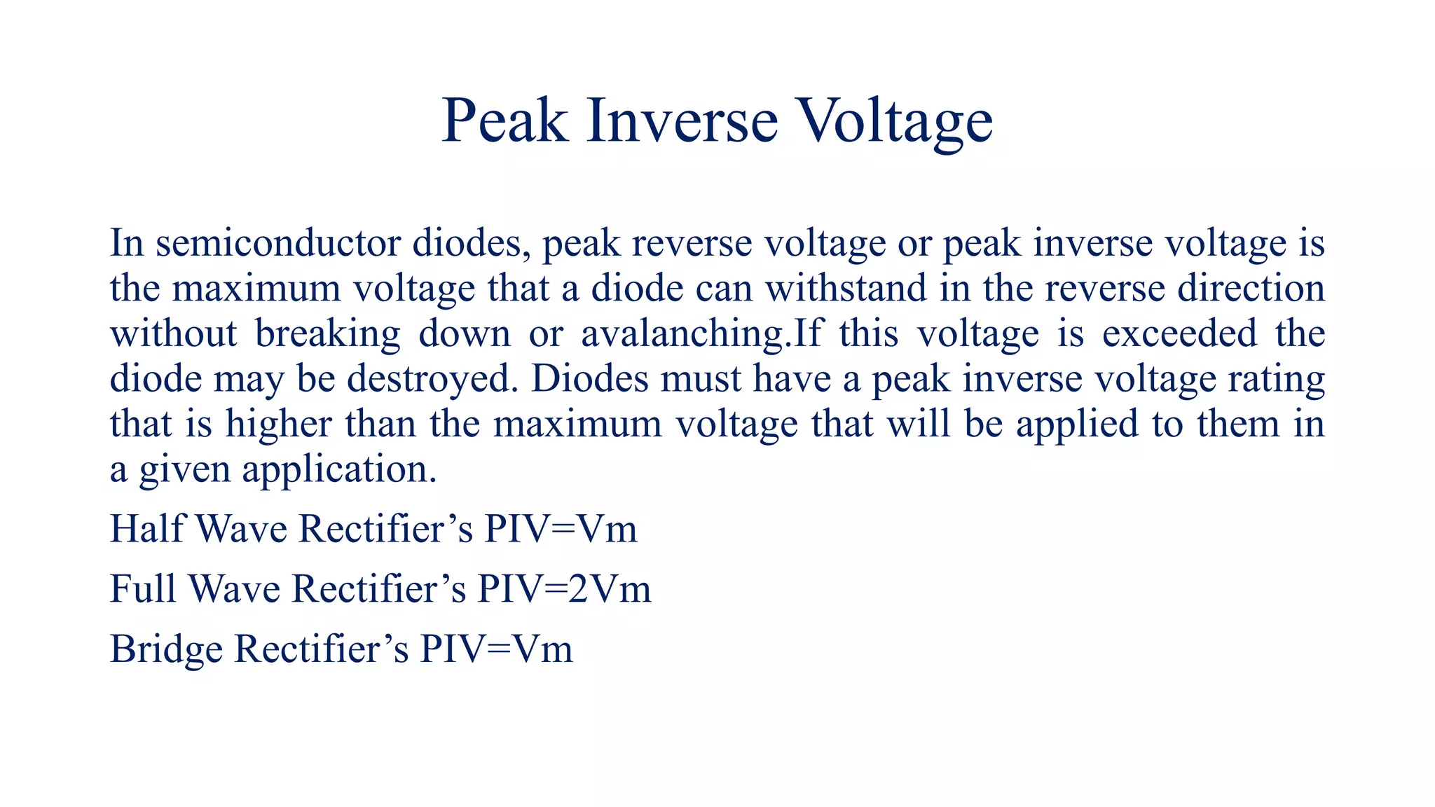 Analog electronics course | PPTX