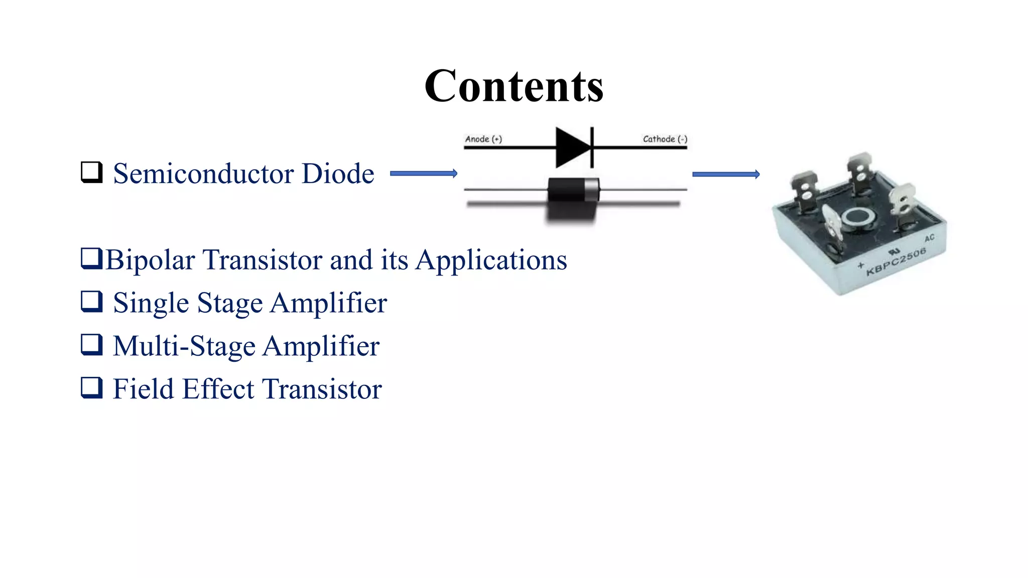 Analog electronics course | PPTX