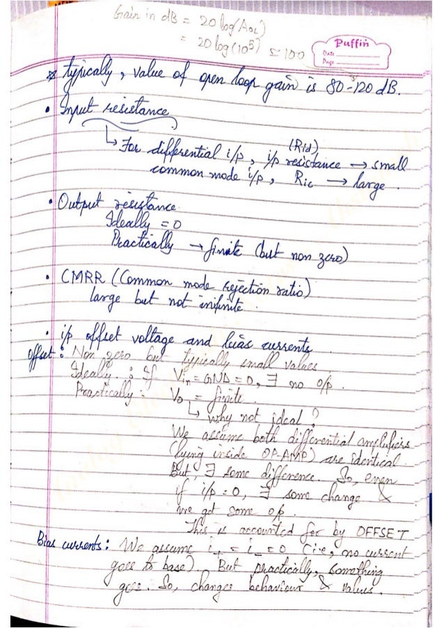 Analog Electronics Notes - Akshansh