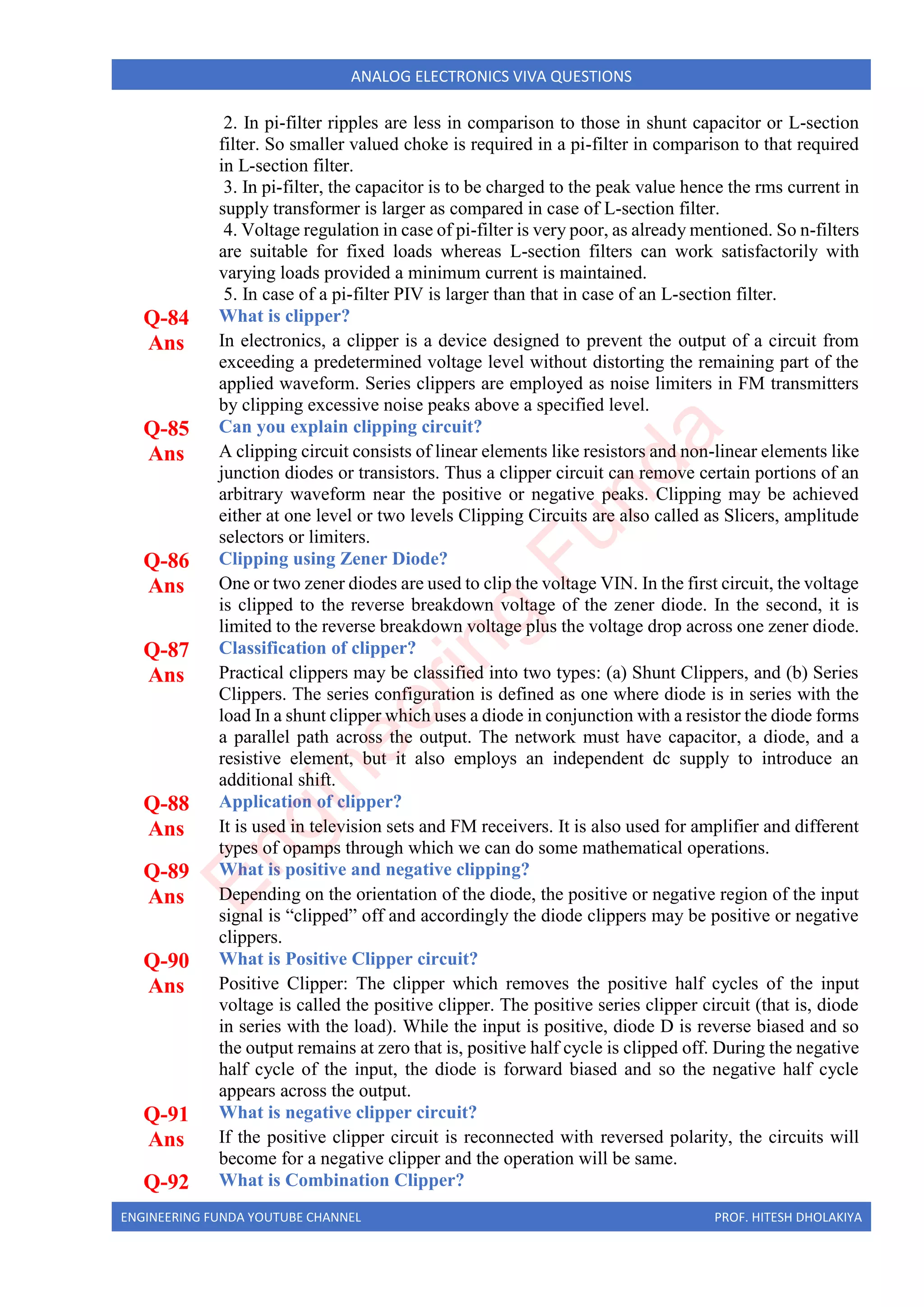Analog Electronics interview and viva questions.pdf