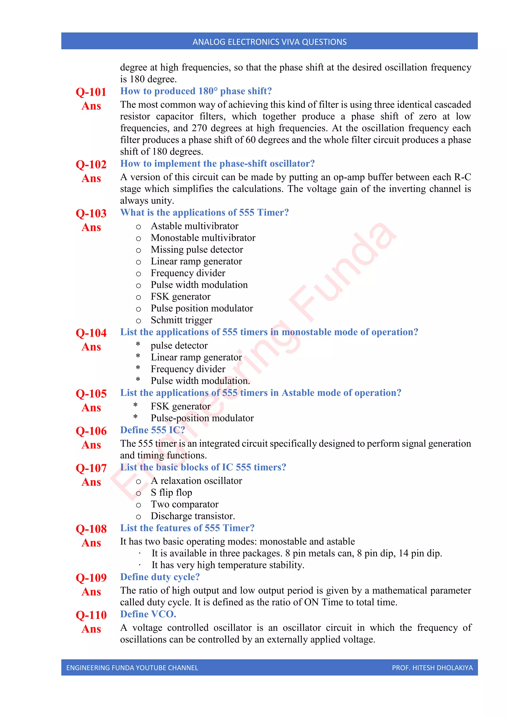 Analog Electronics interview and viva questions.pdf