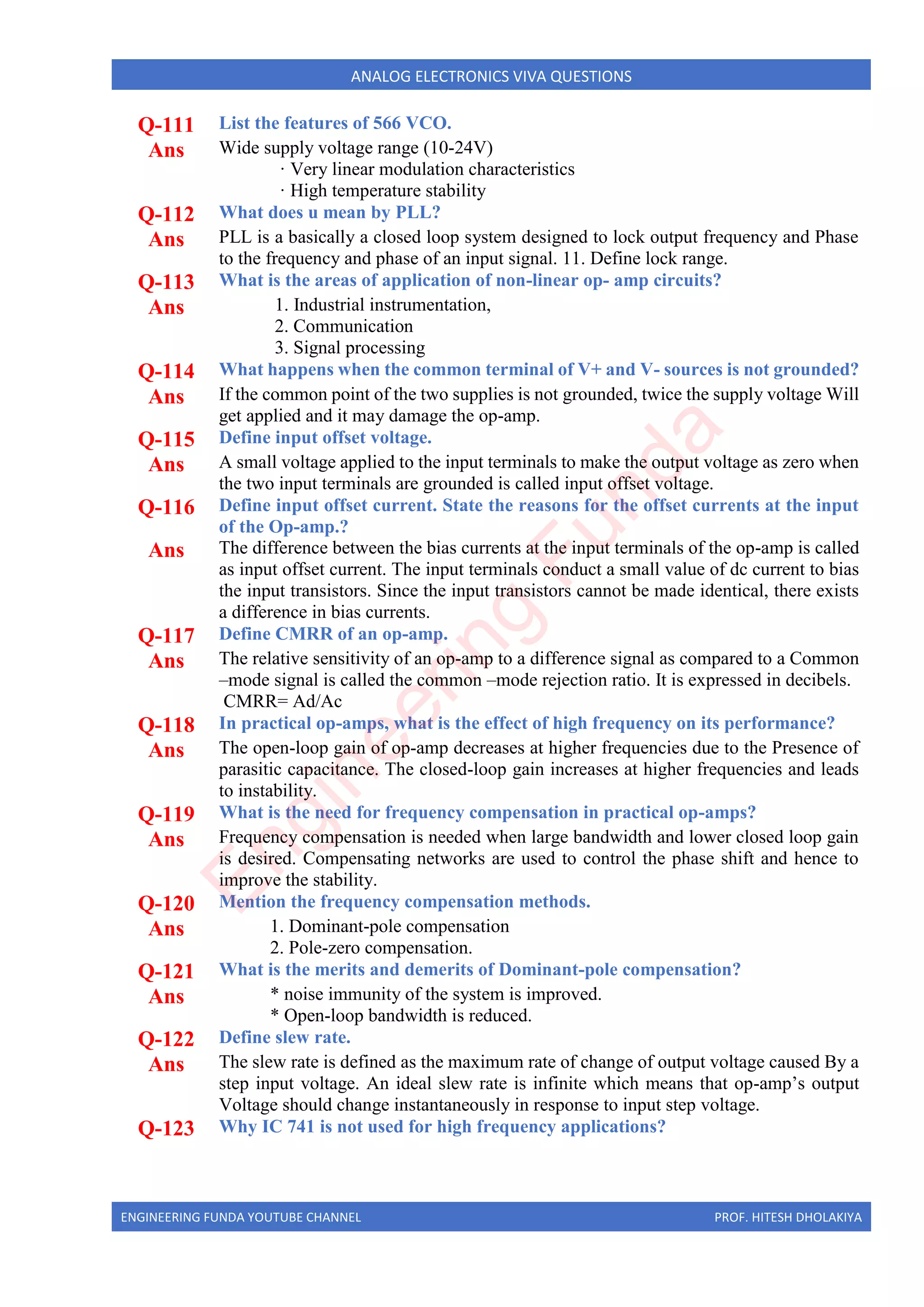 Analog Electronics interview and viva questions.pdf