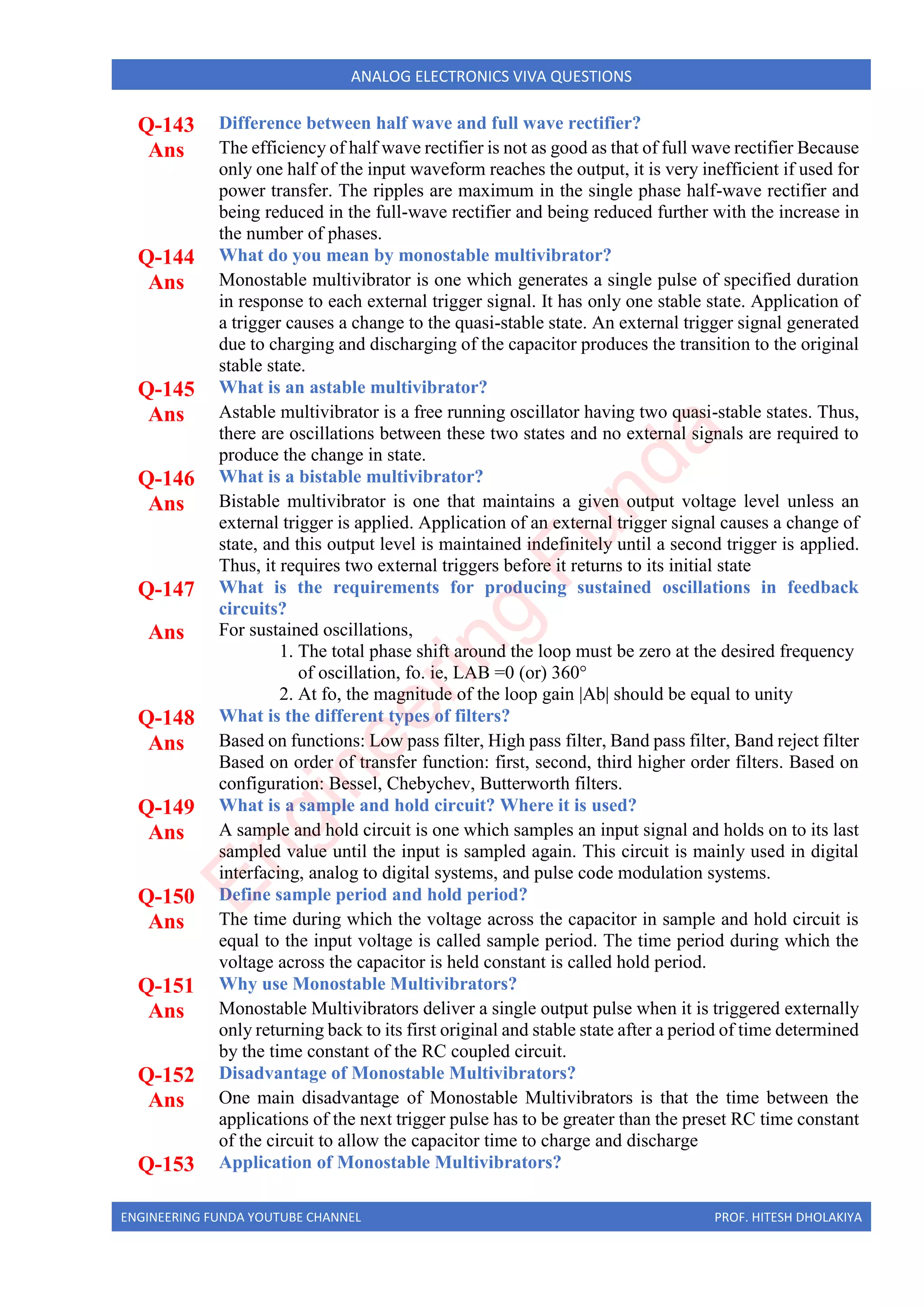 Analog Electronics interview and viva questions.pdf
