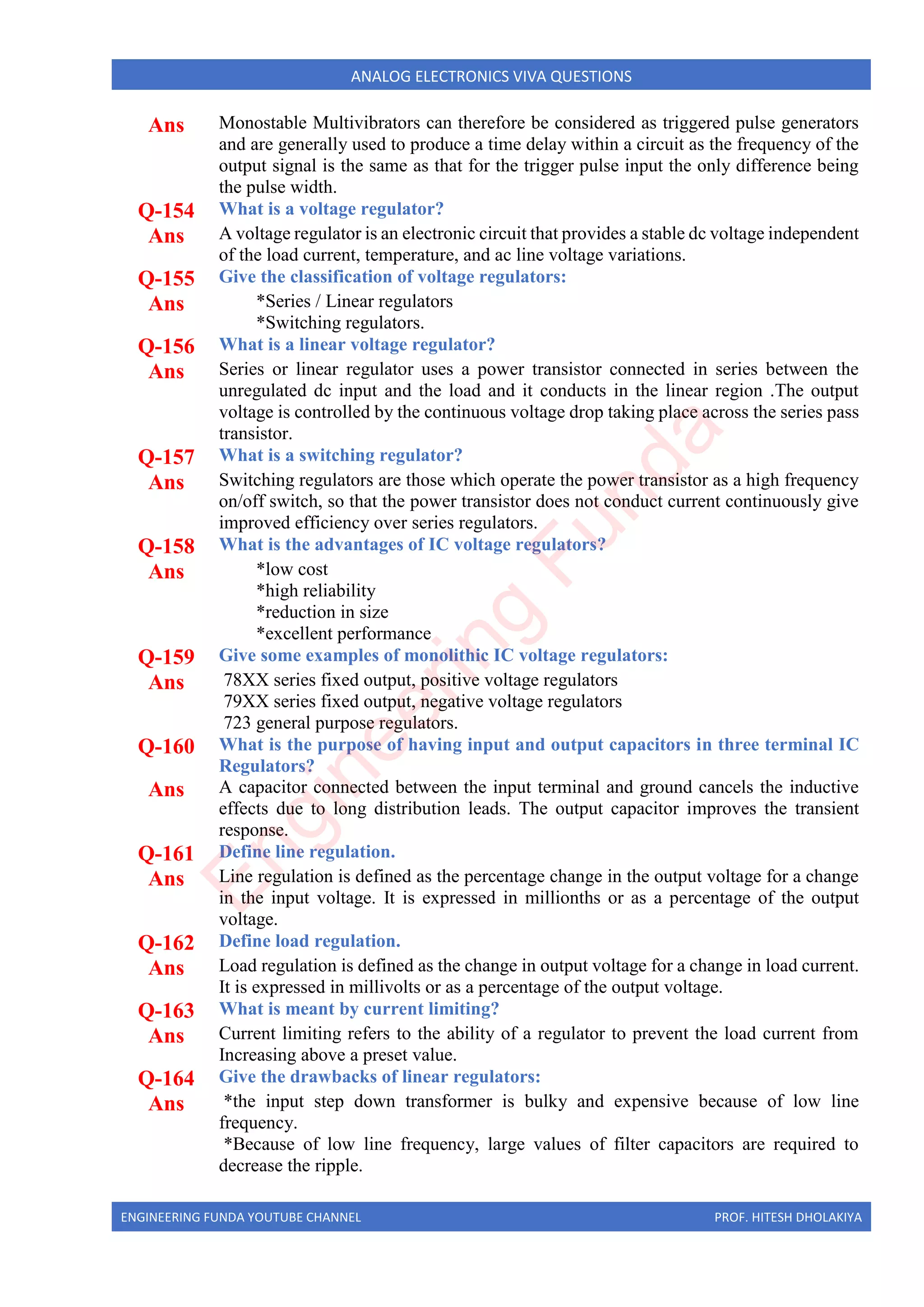 Analog Electronics interview and viva questions.pdf