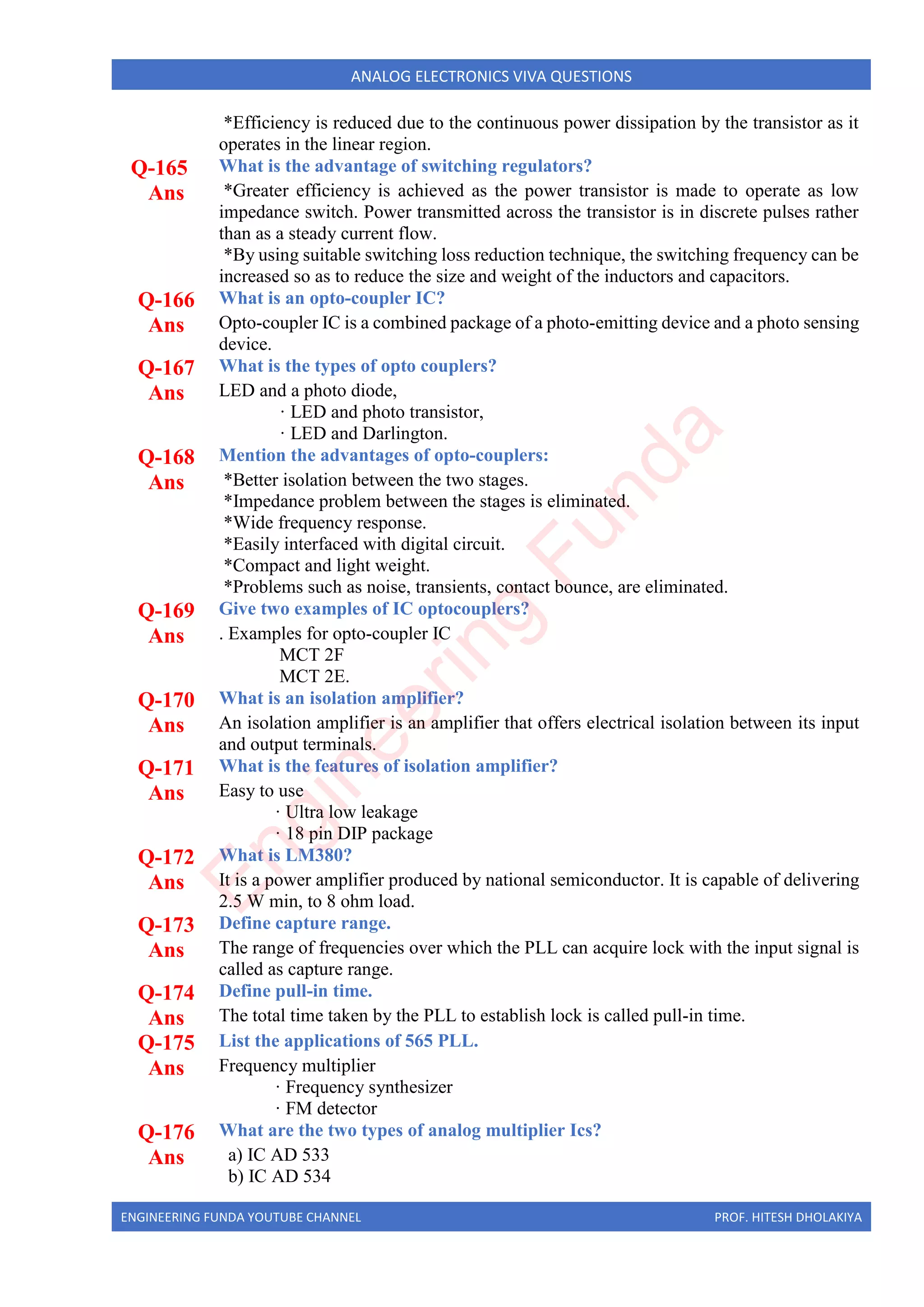 Analog Electronics interview and viva questions.pdf