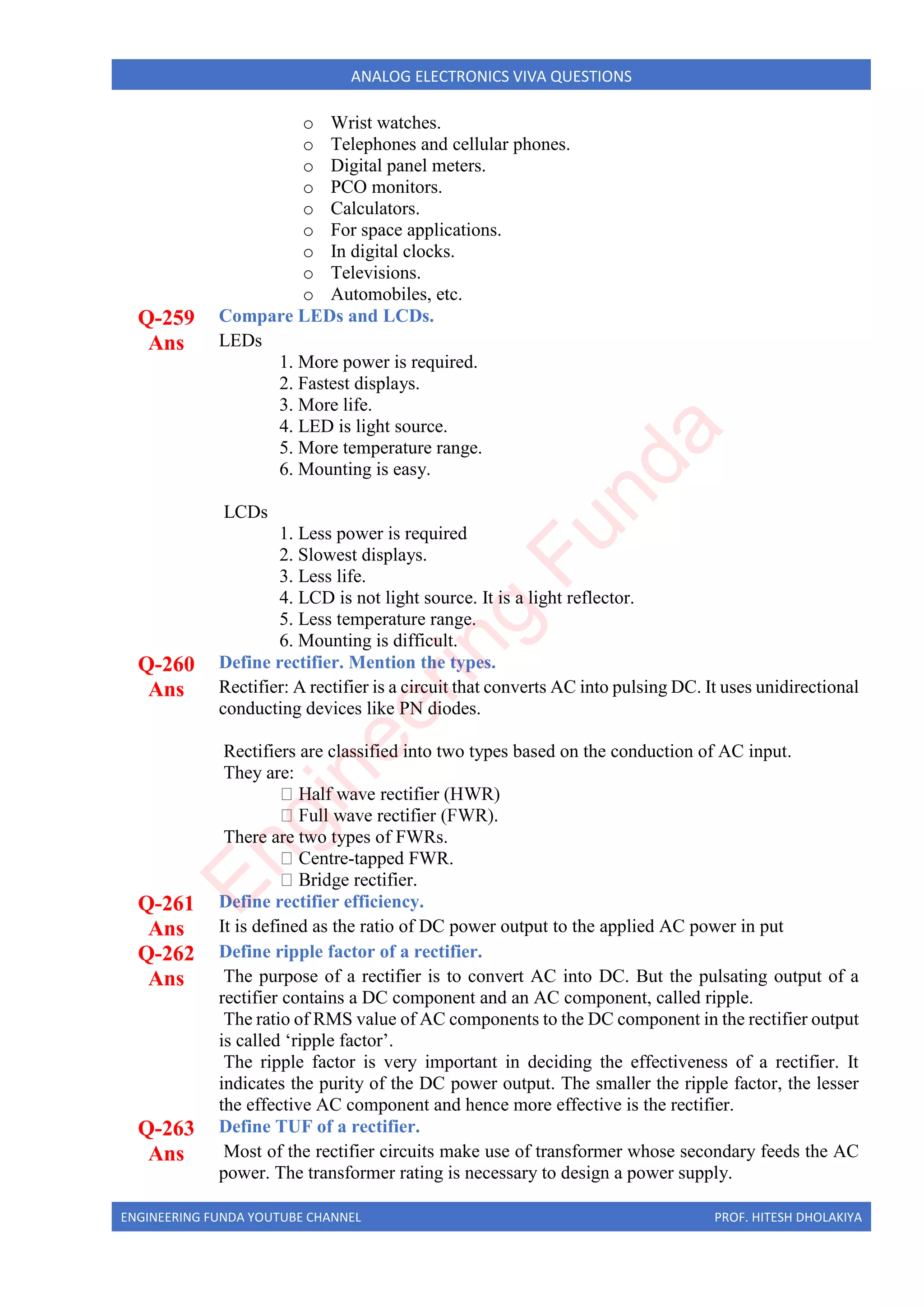 Analog Electronics interview and viva questions.pdf