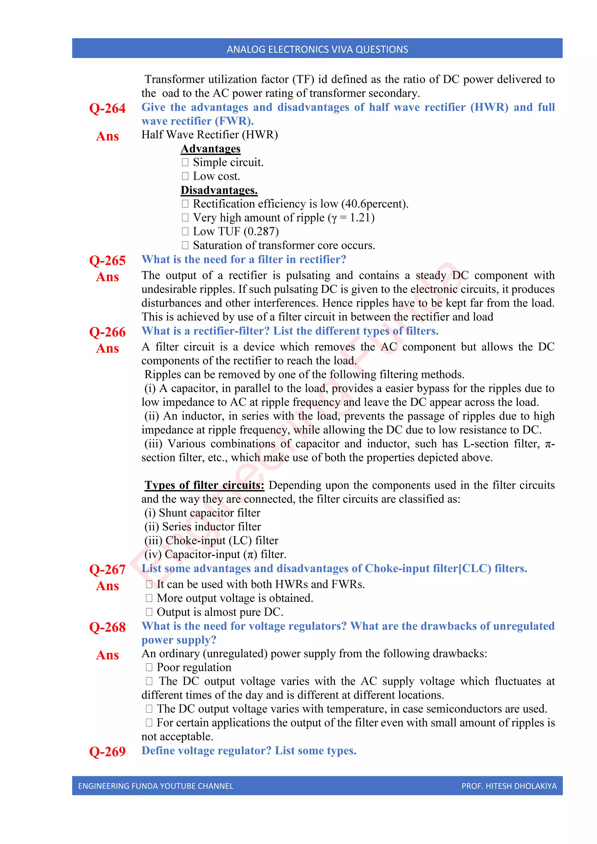 Analog Electronics interview and viva questions.pdf