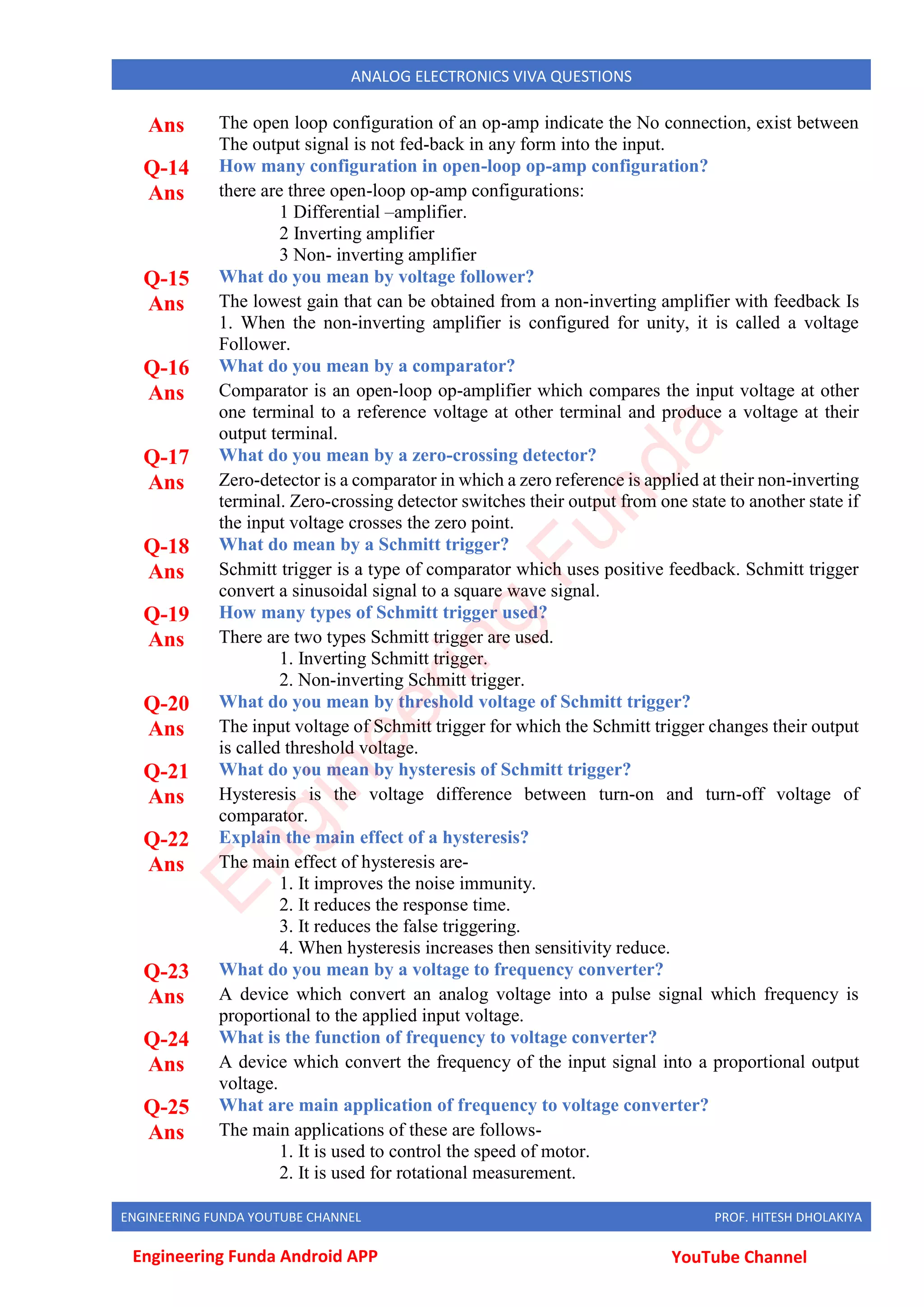 Analog Electronics interview and viva questions.pdf