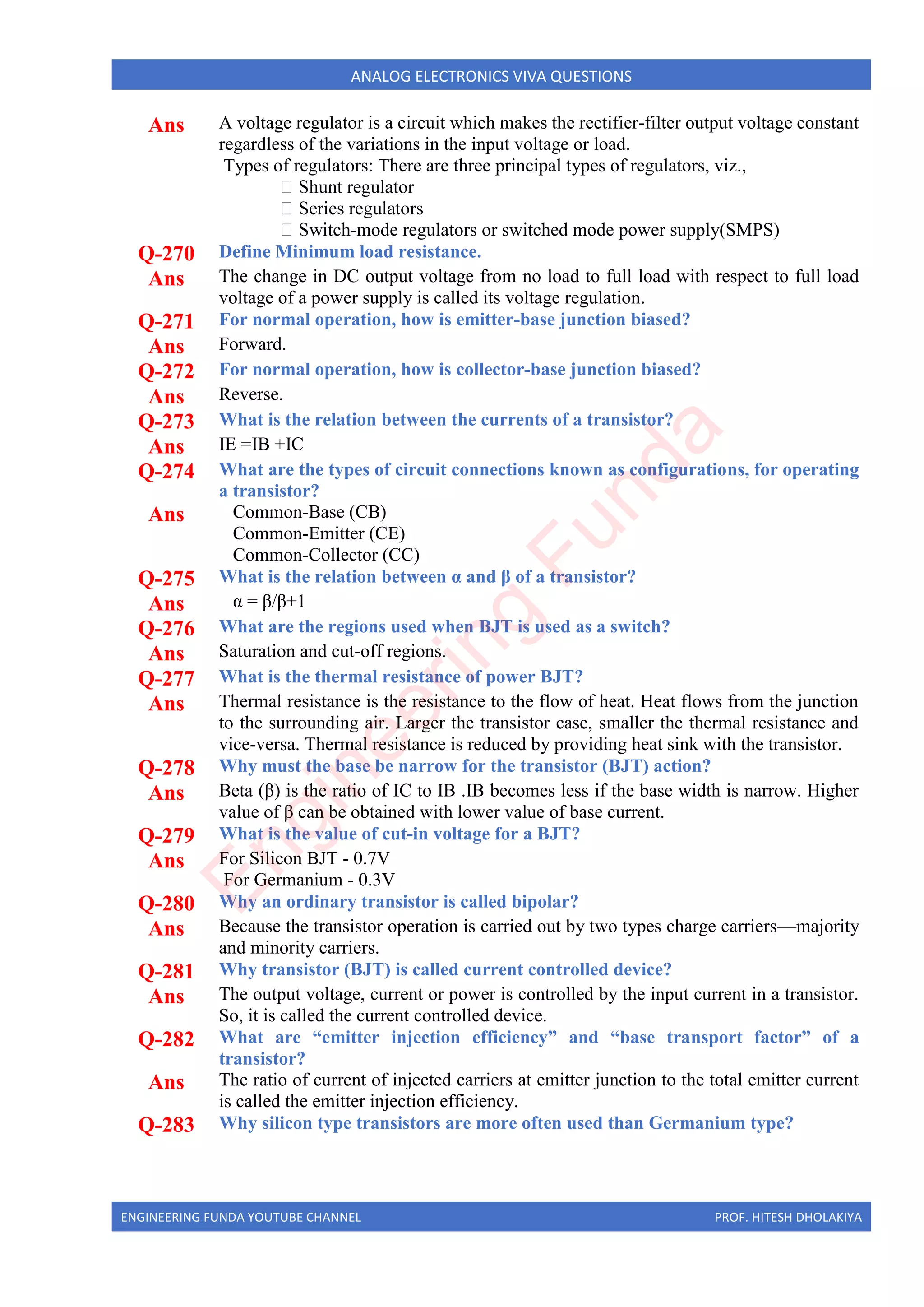 Analog Electronics interview and viva questions.pdf