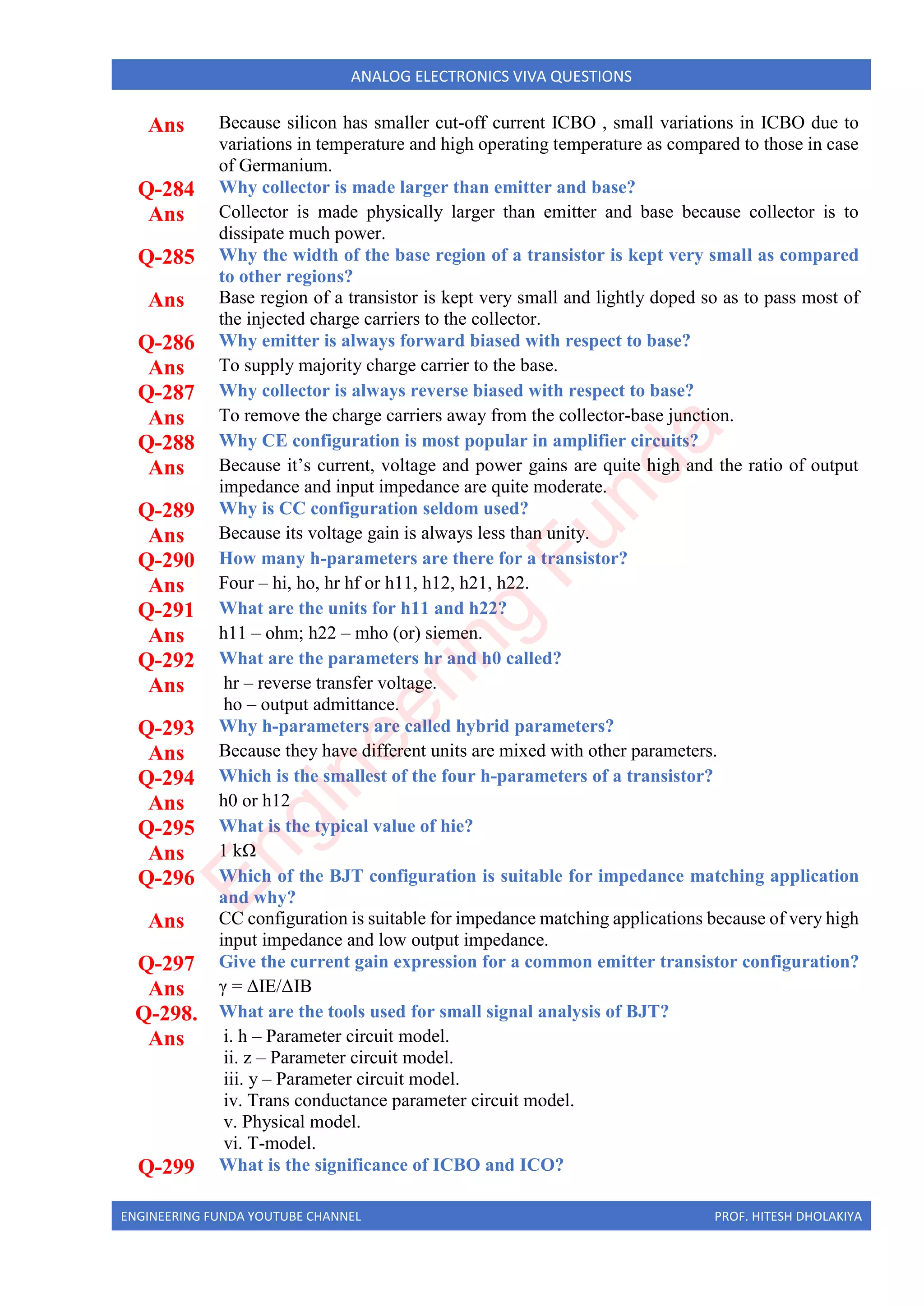 Analog Electronics interview and viva questions.pdf