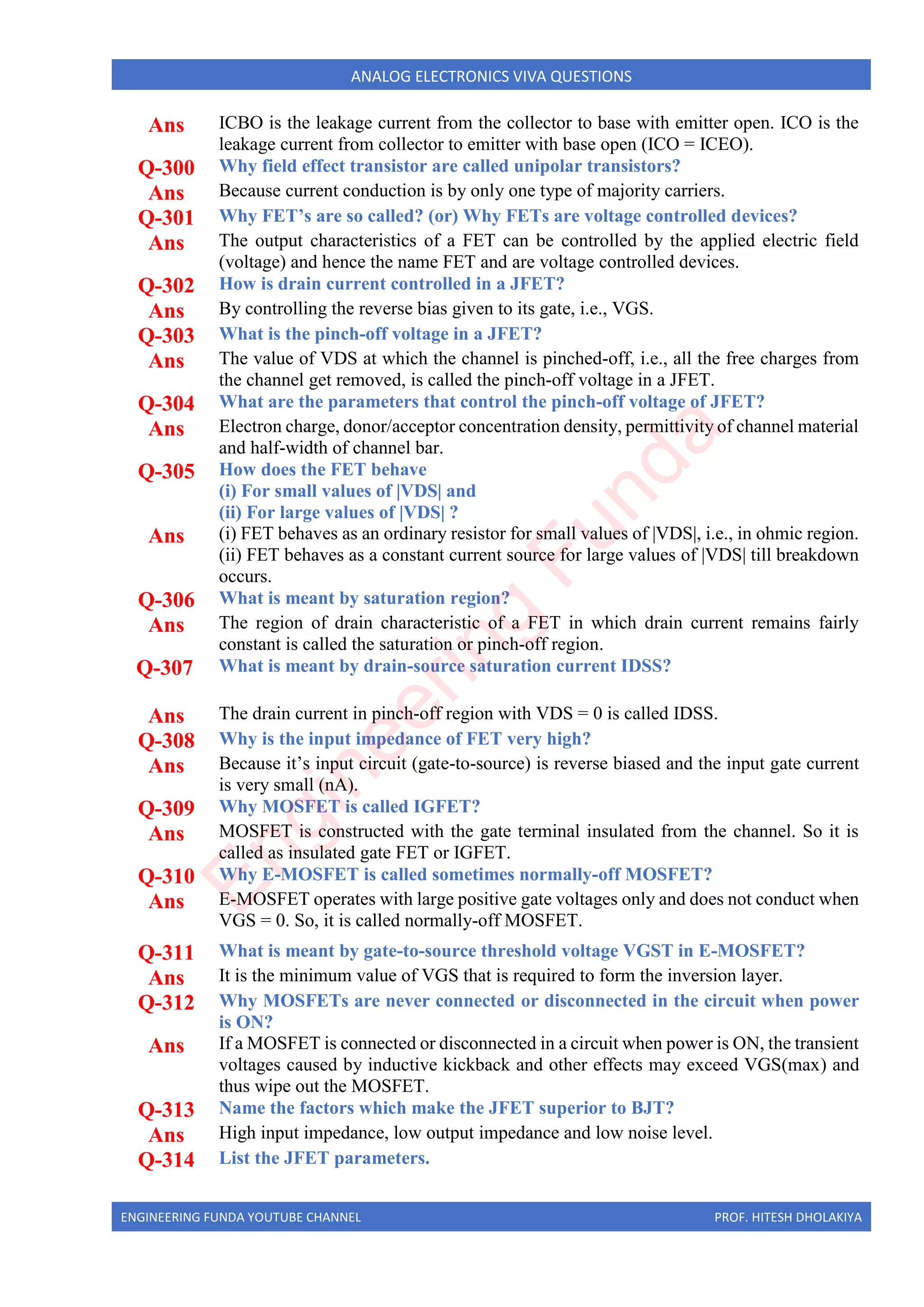 Analog Electronics interview and viva questions.pdf