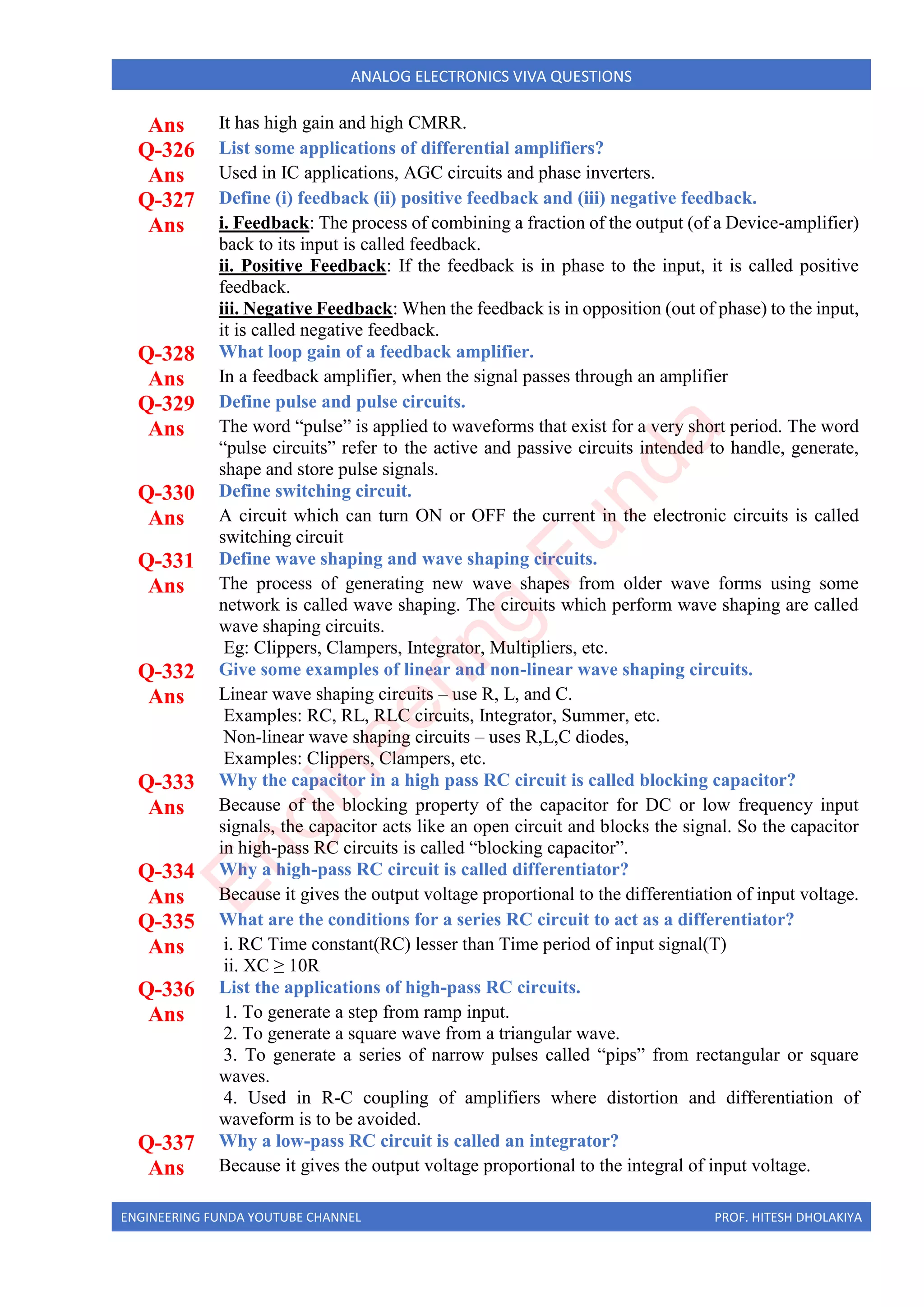 Analog Electronics interview and viva questions.pdf
