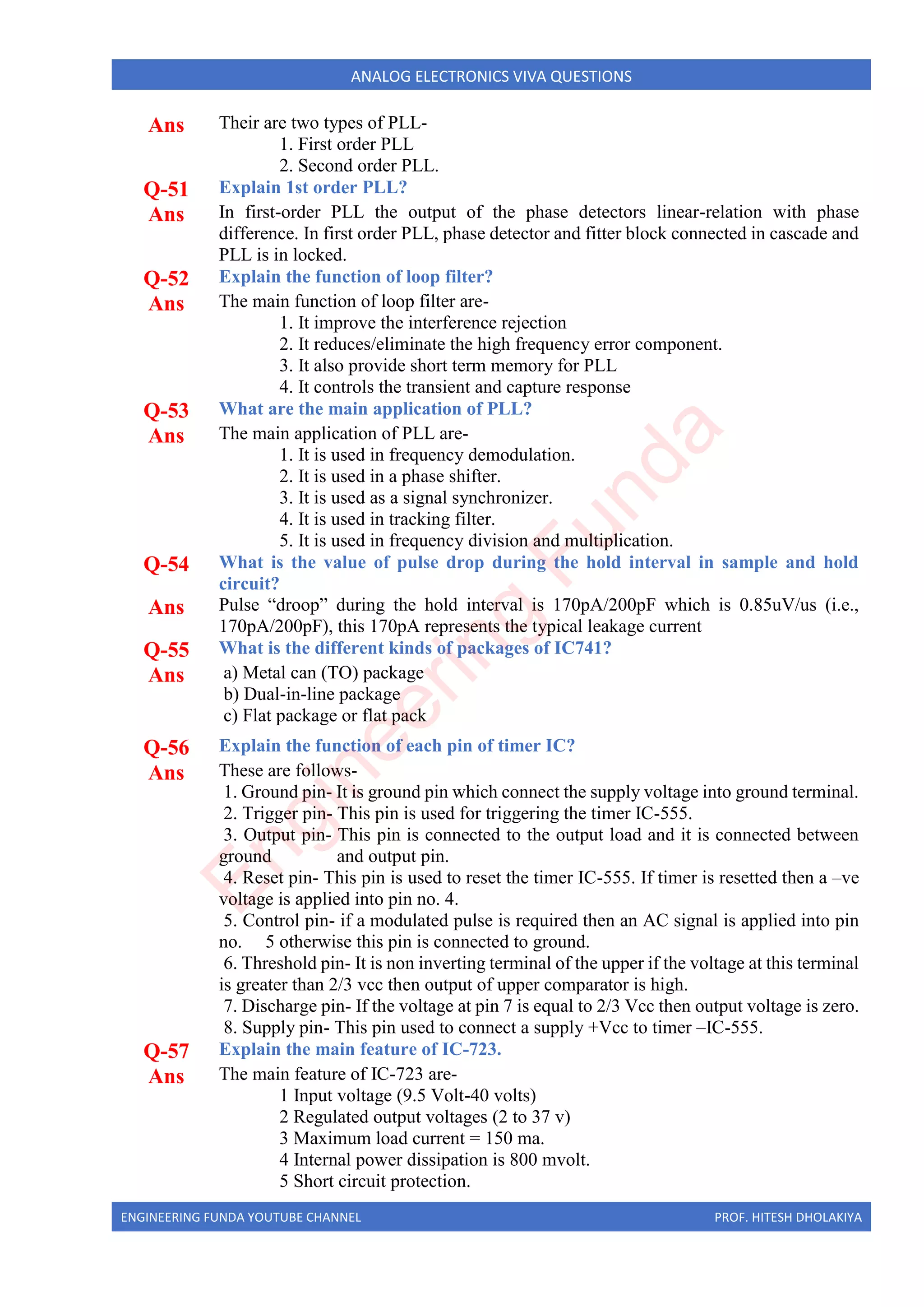Analog Electronics interview and viva questions.pdf
