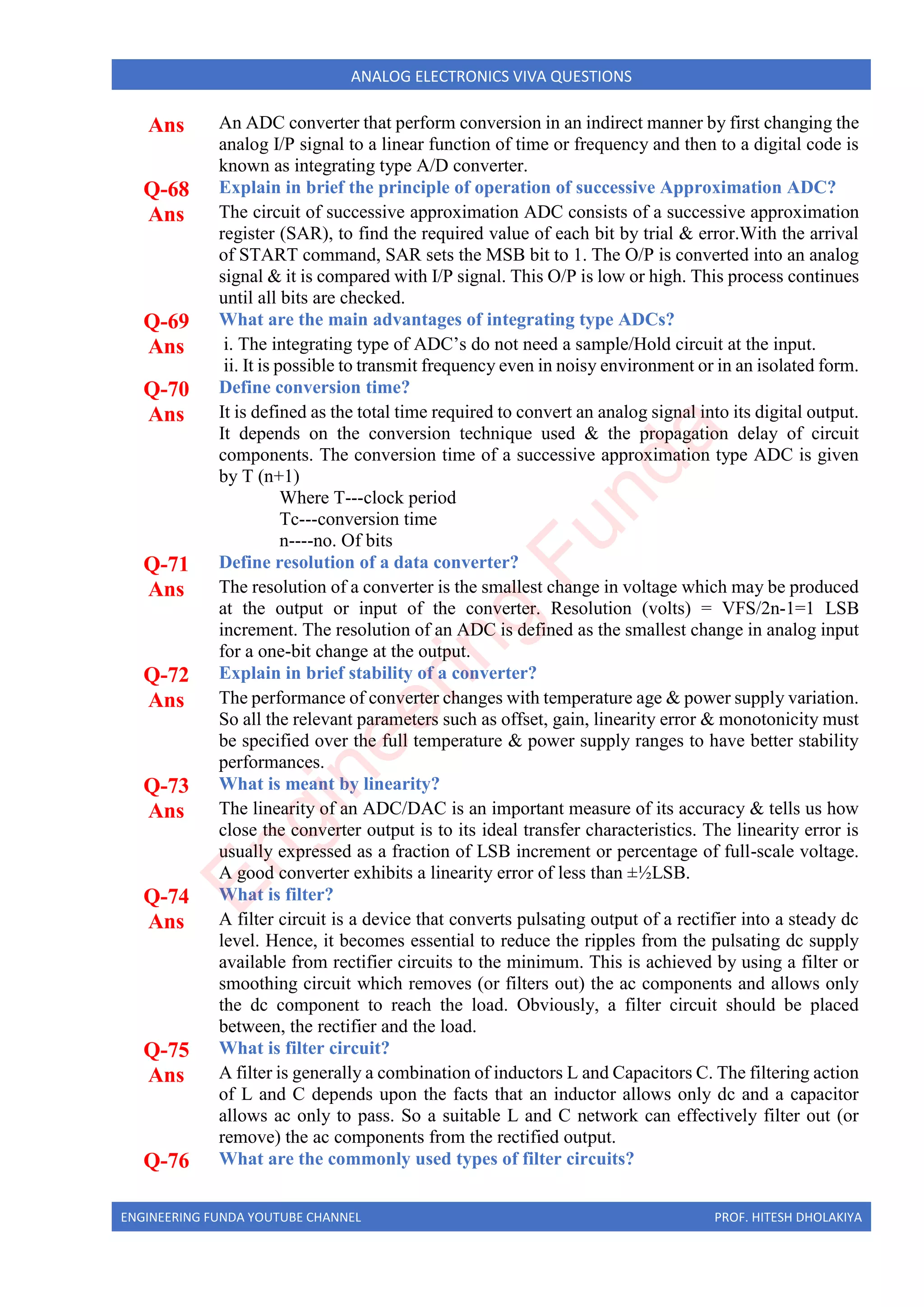 Analog Electronics interview and viva questions.pdf