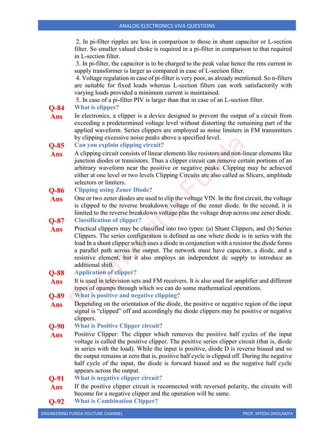 Analog Electronics interview and viva questions.pdf