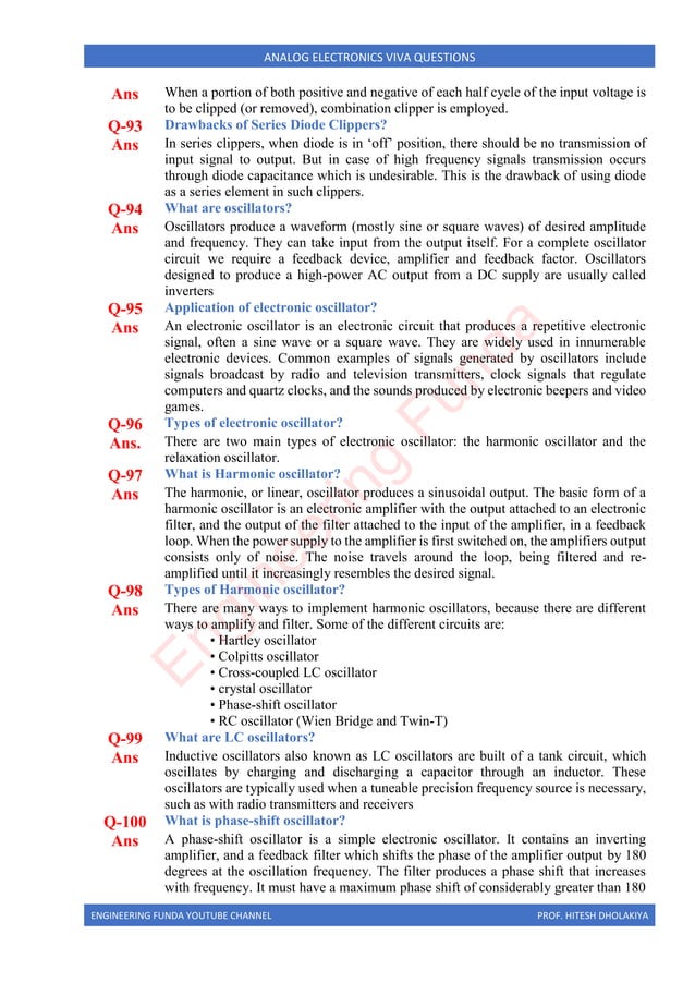 Analog Electronics interview and viva questions.pdf