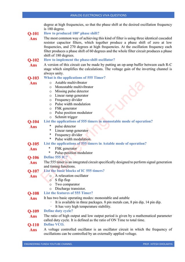 Analog Electronics interview and viva questions.pdf