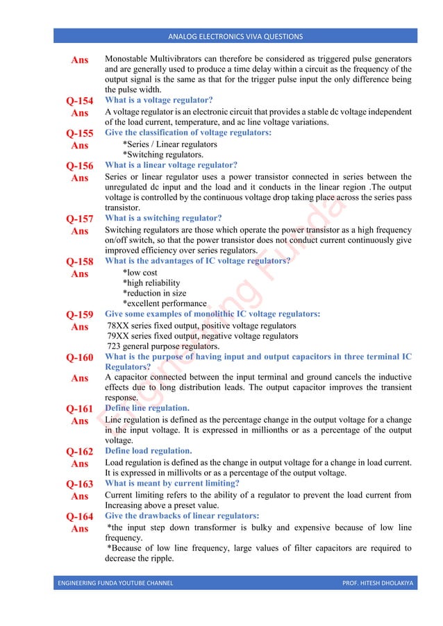 Analog Electronics interview and viva questions.pdf