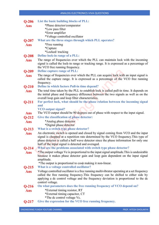 Analog Electronics interview and viva questions.pdf