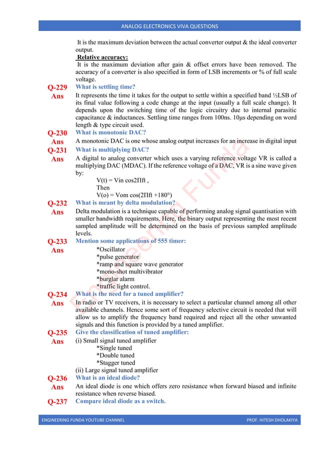 Analog Electronics interview and viva questions.pdf