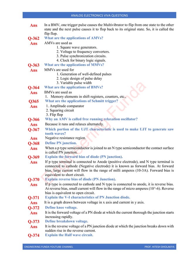 Analog Electronics interview and viva questions.pdf