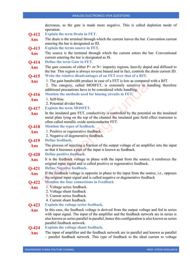 Analog Electronics interview and viva questions.pdf