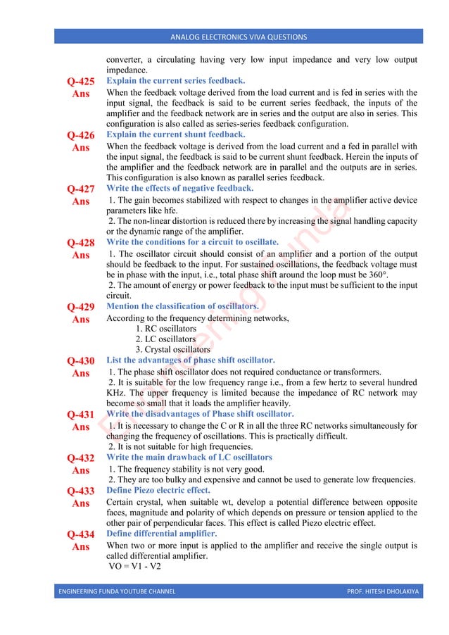 Analog Electronics interview and viva questions.pdf