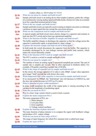 Analog Electronics interview and viva questions.pdf