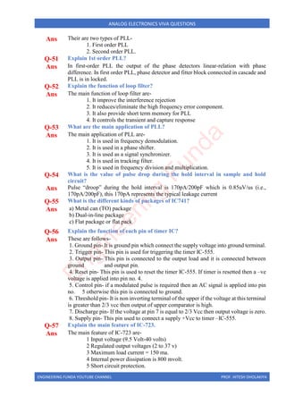 Analog Electronics interview and viva questions.pdf