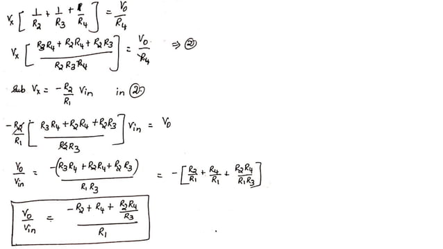 Analog Electronics Tutorial Problems Solved Ppt