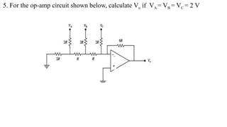 Analog Electronics tutorial problems solved | PPT