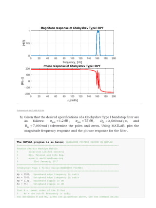 Analog filters matlab_examples | PDF