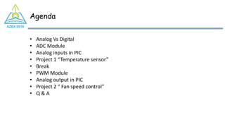 Analog I/O in PIC16F877A | PDF | Computer Peripherals | Computing