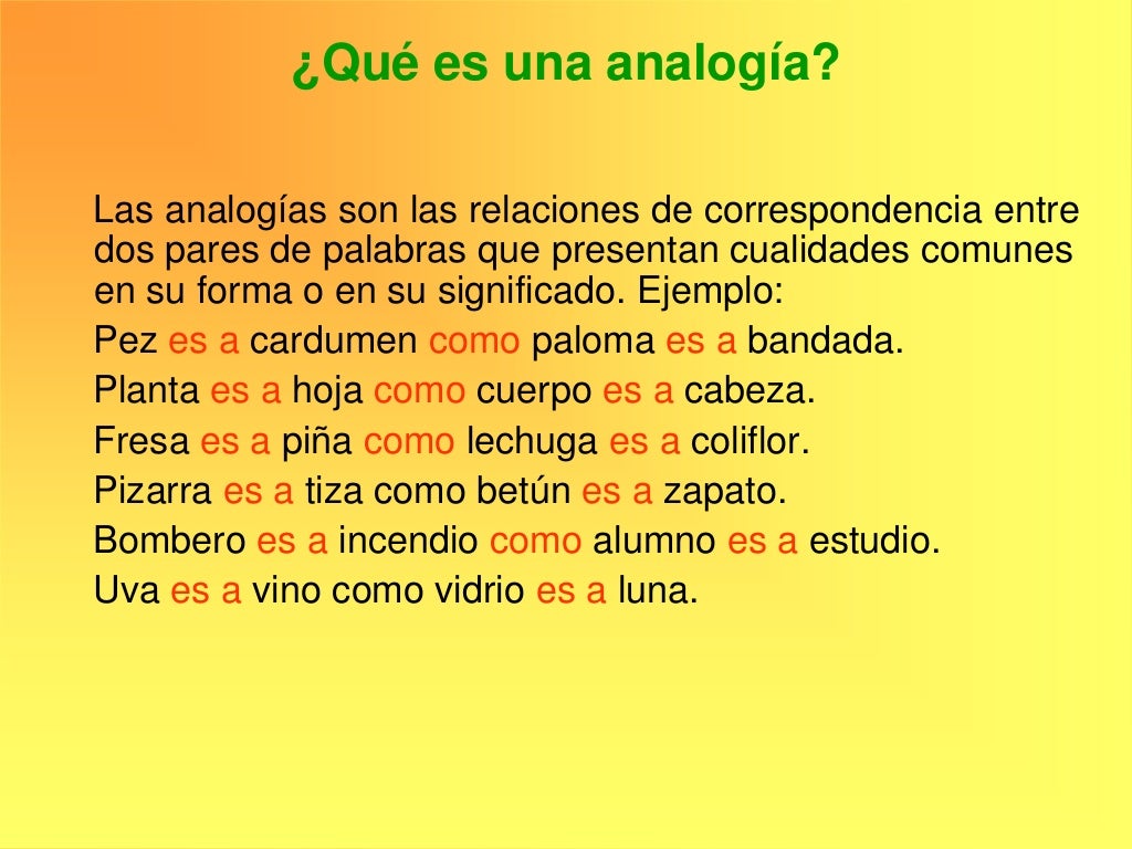Analogias