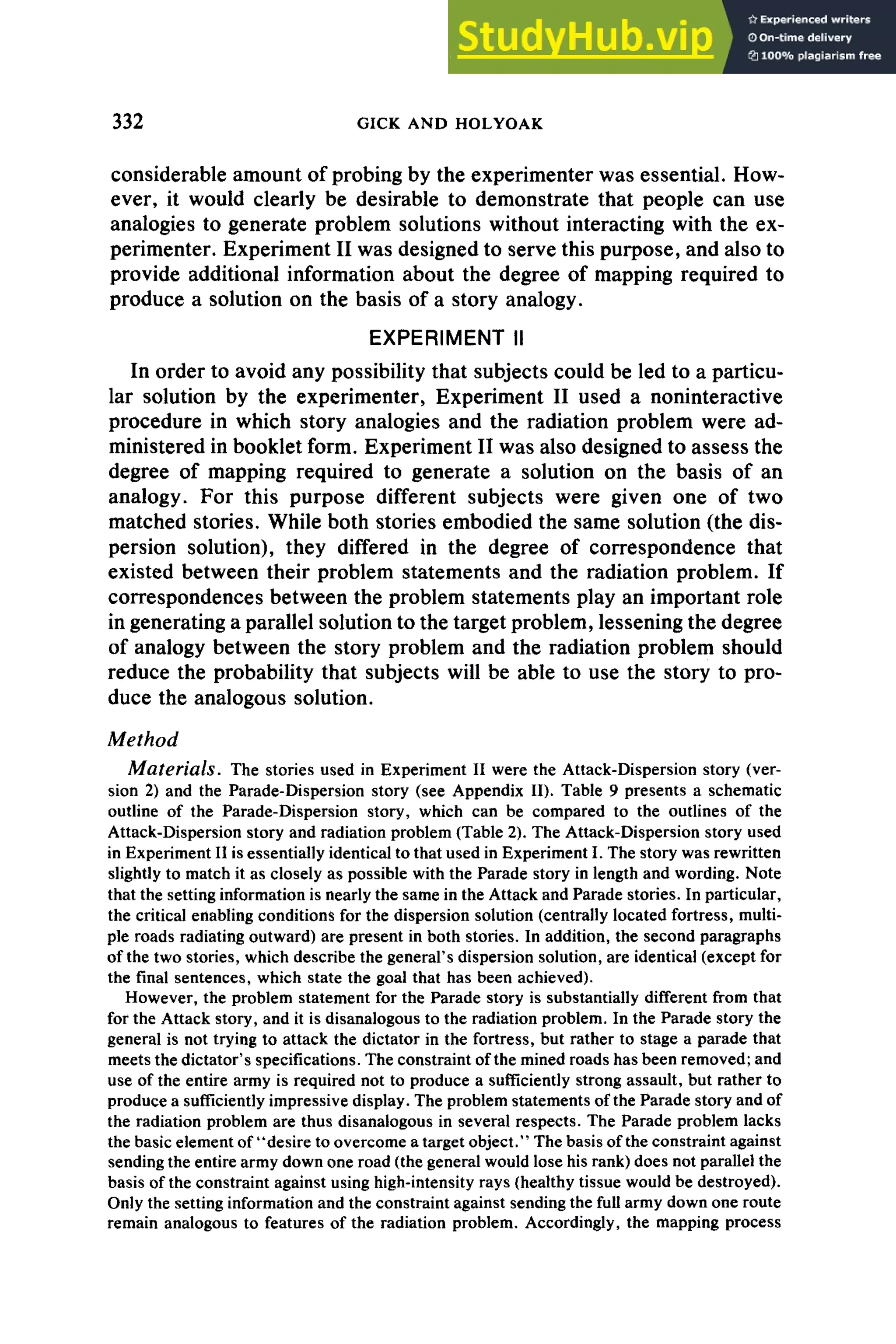 Analogical Problem Solving | PDF