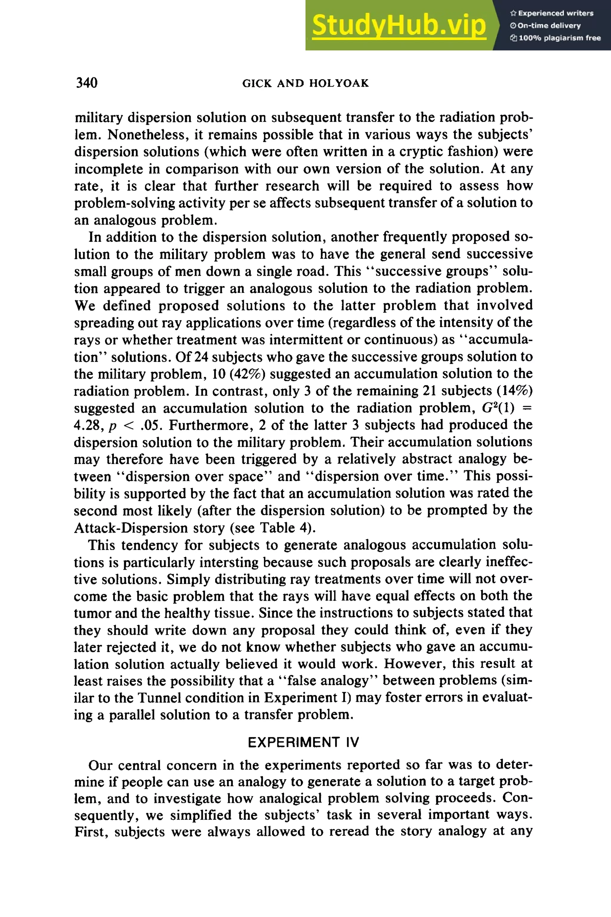 Analogical Problem Solving | PDF