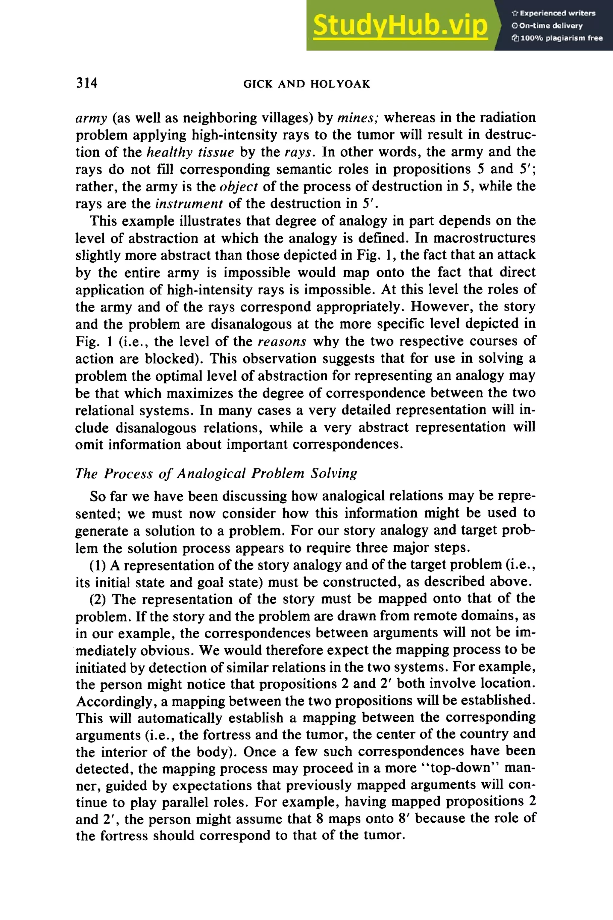 Analogical Problem Solving | PDF