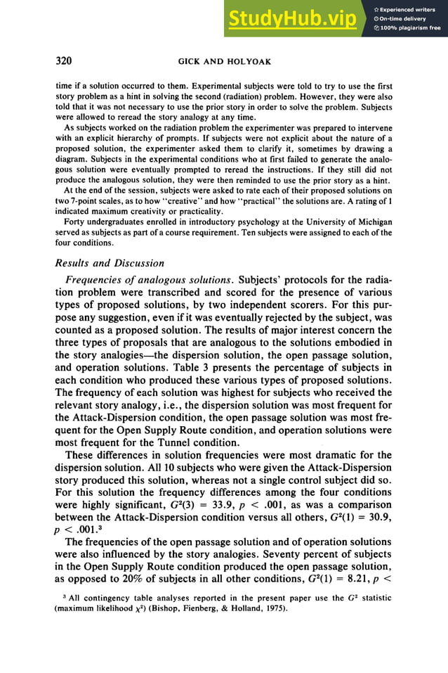 Analogical Problem Solving | PDF