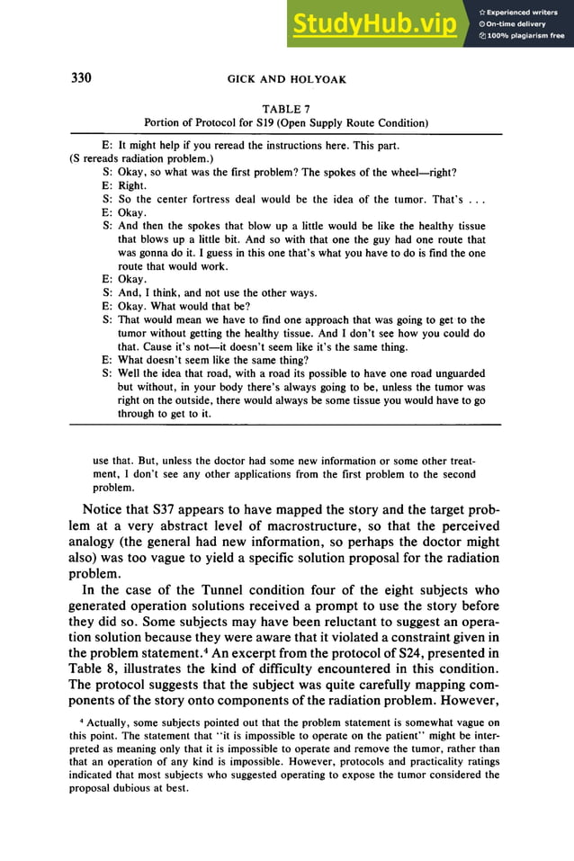 Analogical Problem Solving | PDF