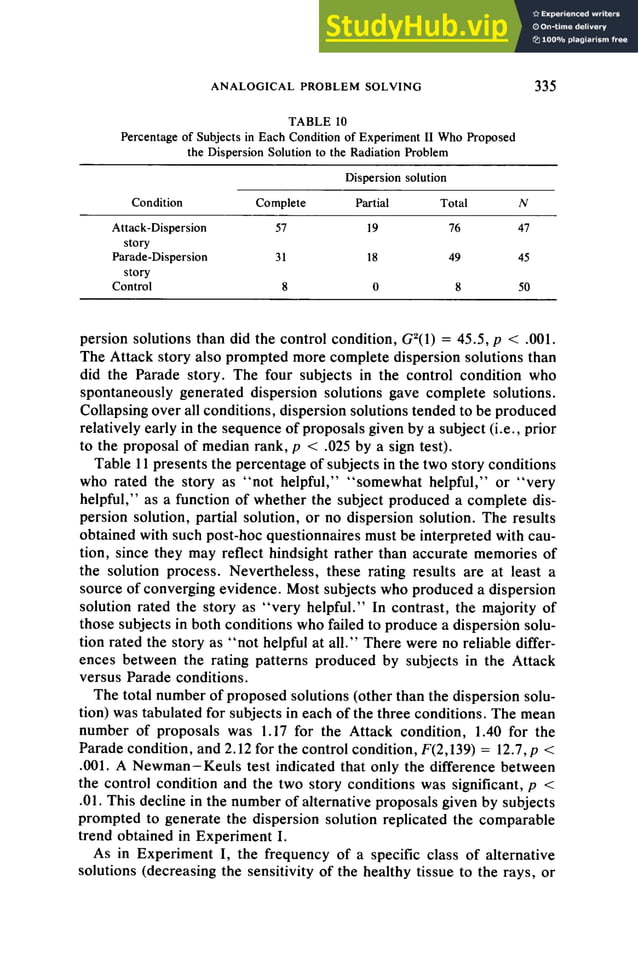 Analogical Problem Solving | PDF