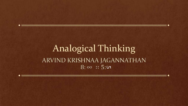 Analogical Reasoning