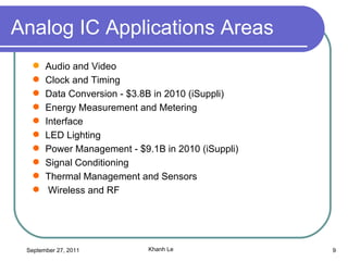 Analog Ic Market and Opportunity | PDF