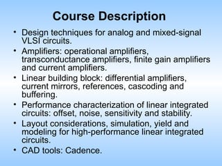 Design Flow of Analog IC Design - Presentation | PPT