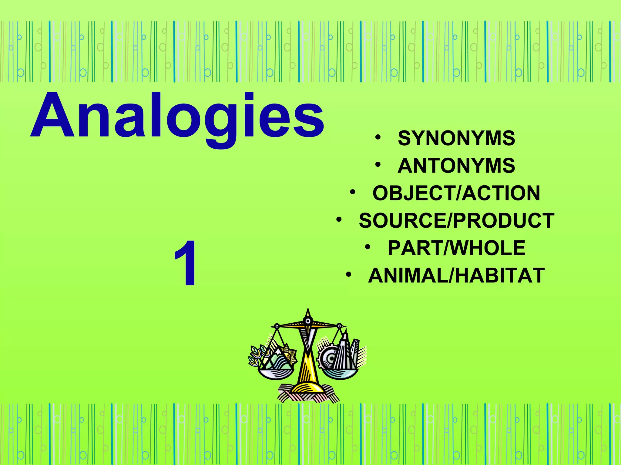Analogies 1-six-types-of-analogies | PPT