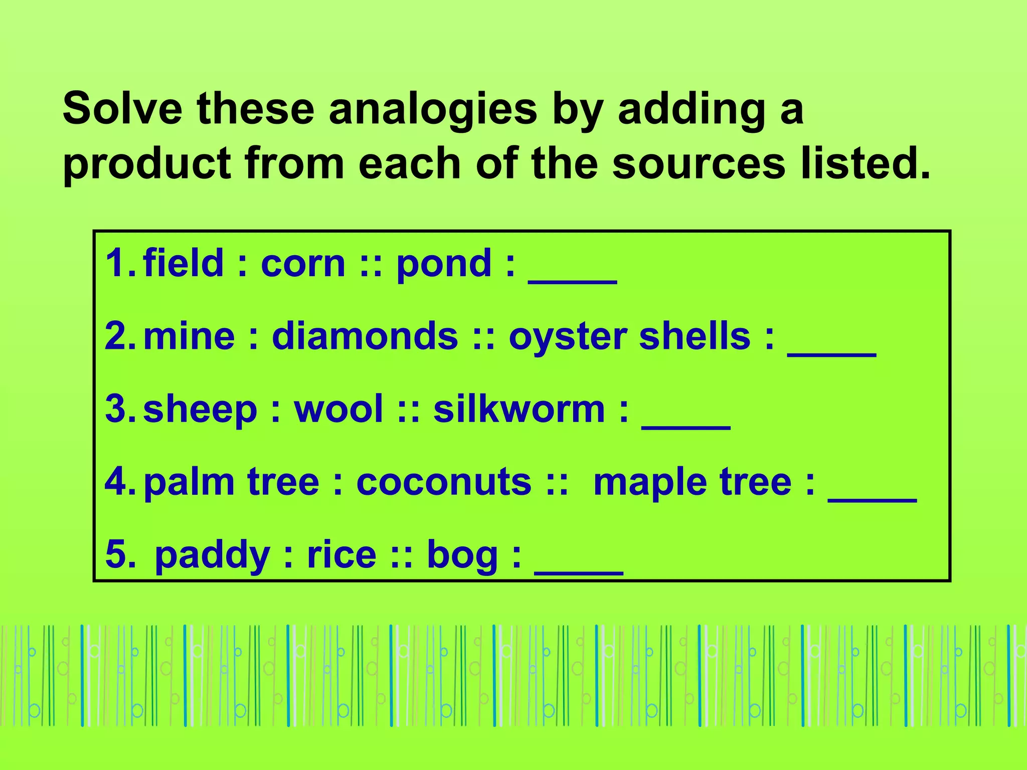 Analogies 1-six-types-of-analogies | PPT