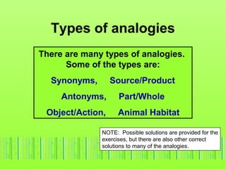 Analogies 1-six-types-of-analogies | PPT