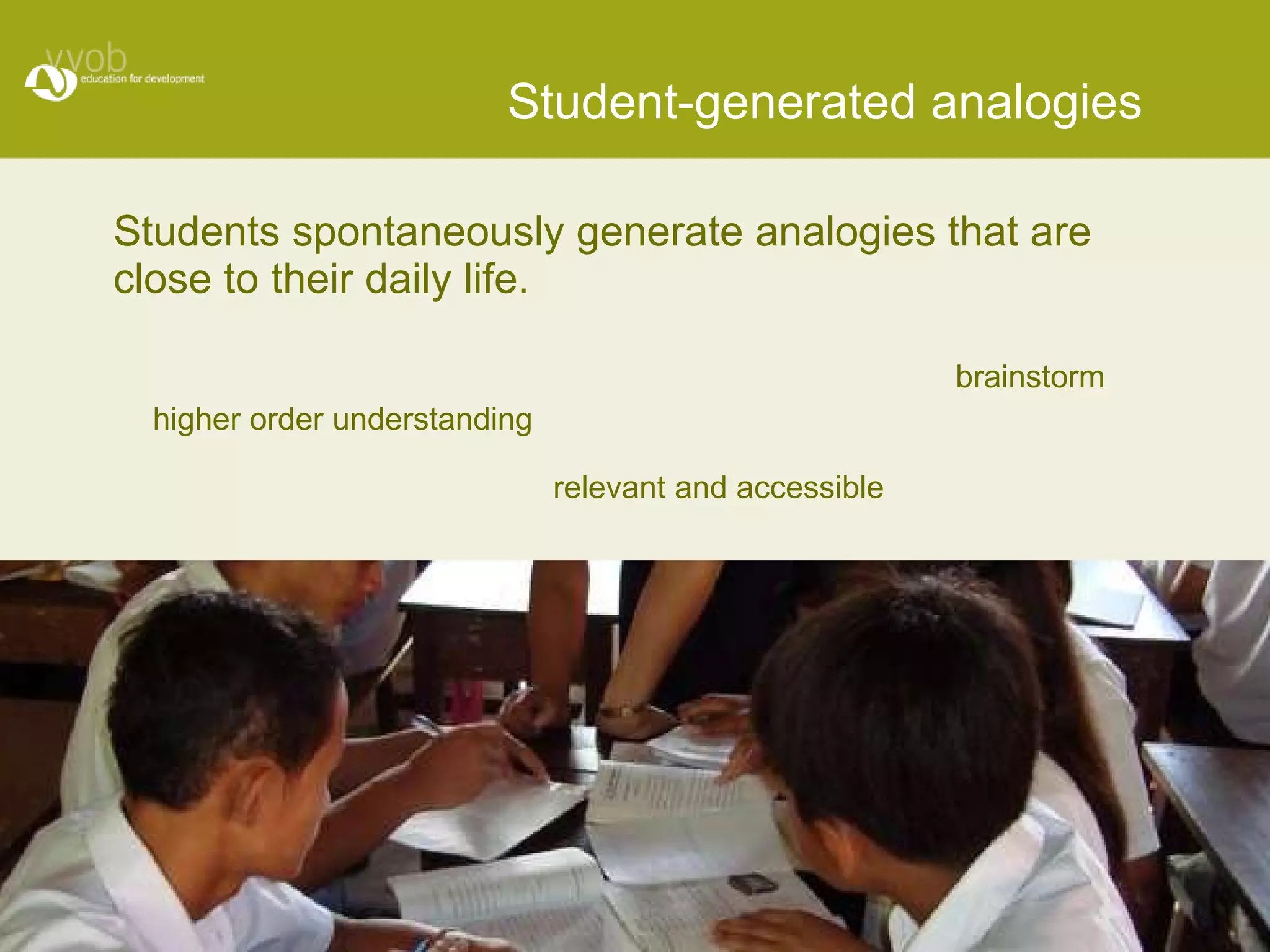 Analogies & Models in Science Education | PPT