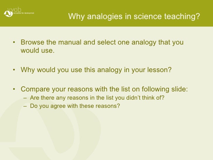 Analogies & Models in Science Education
